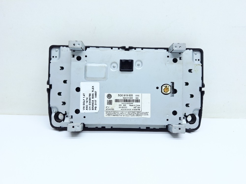 Rádio Cd Player Multimídia Vw Golf 1.4 2014 5G0919605 – 5 Irmãos Auto Peças